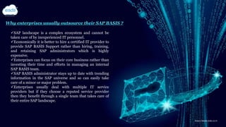 SAP BASIS Services | SAP BASIS Support | SAP Applications | PPTX