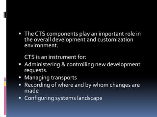 SAP BASIS Training in Chennai Demo Part-5 | PPTX | Operating Systems ...