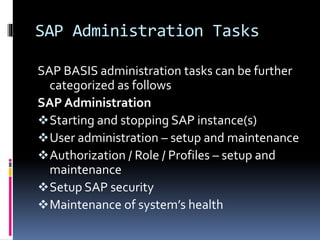 SAP BASIS Training in Chennai Demo Part-7 | PPTX | Operating Systems ...