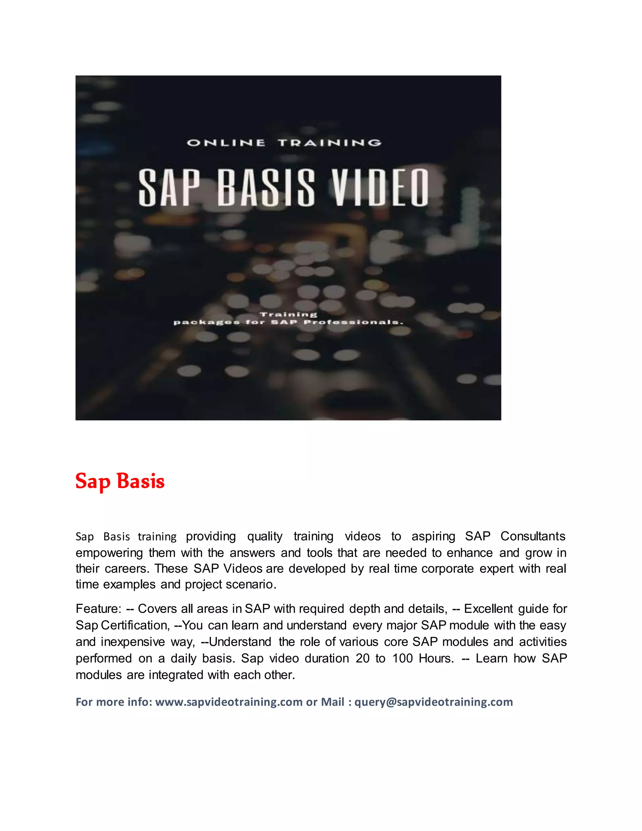 Sap Basis | DOCX