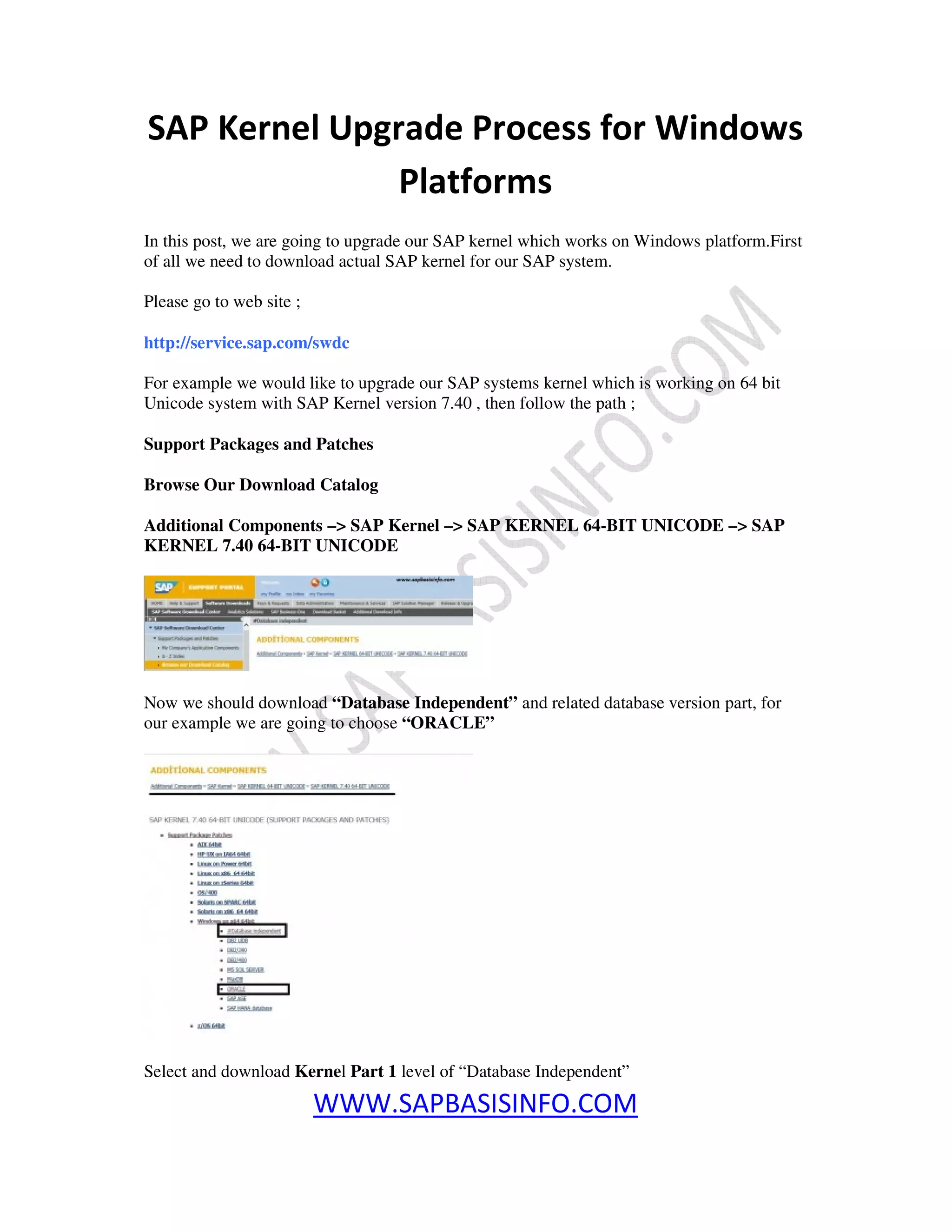 Sap Basis Administration Handbook Pdf Operating Systems Computer