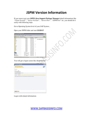 Sap basis administration handbook | PDF