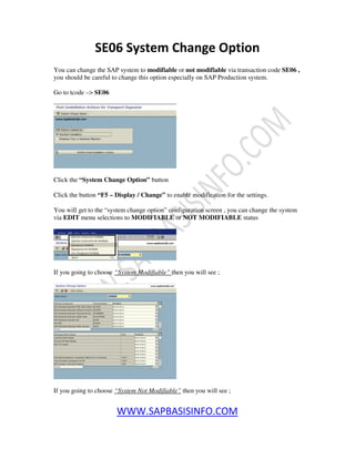 Sap basis administration handbook | PDF
