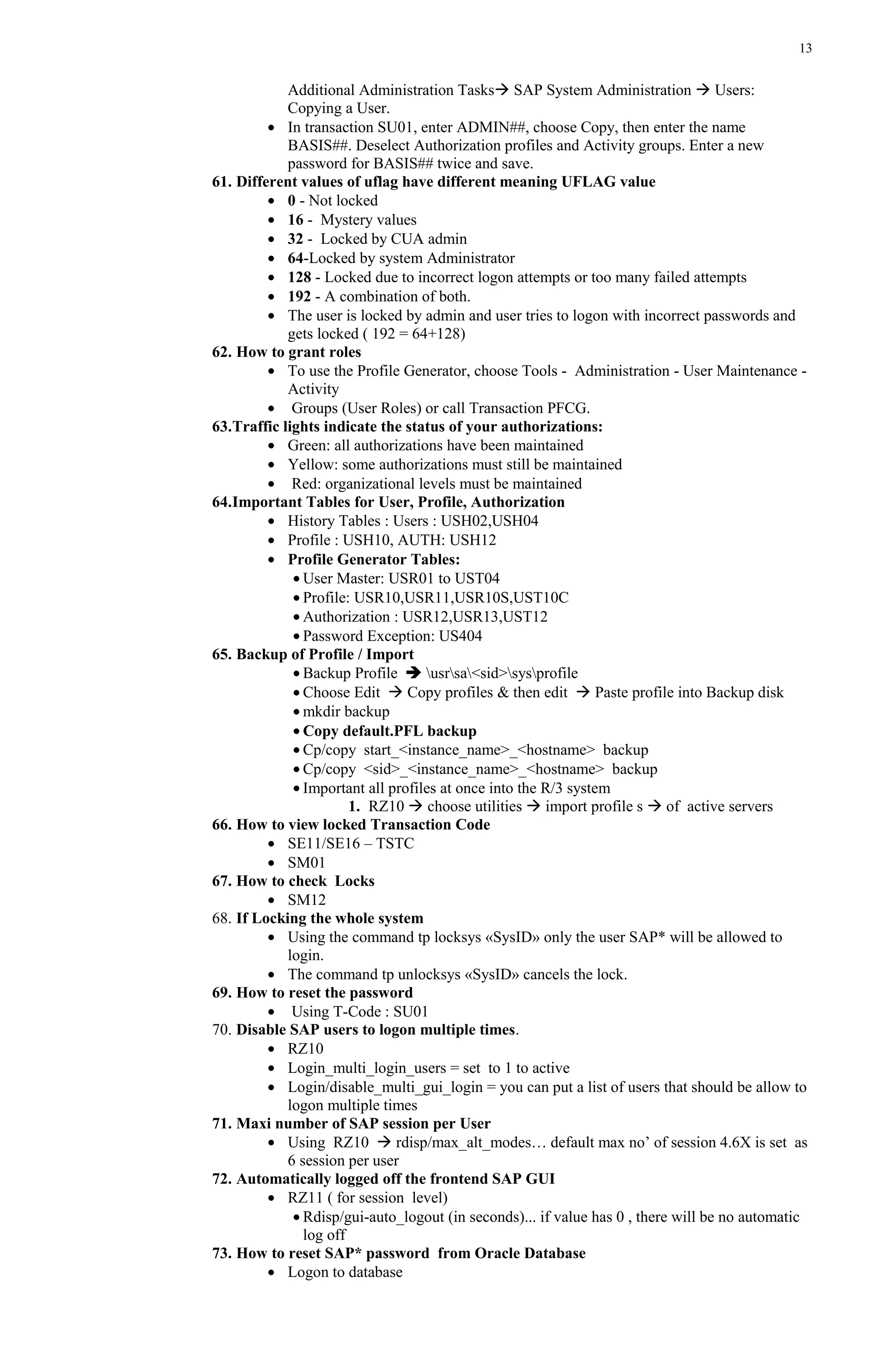 Sap basis administrator user guide | PDF