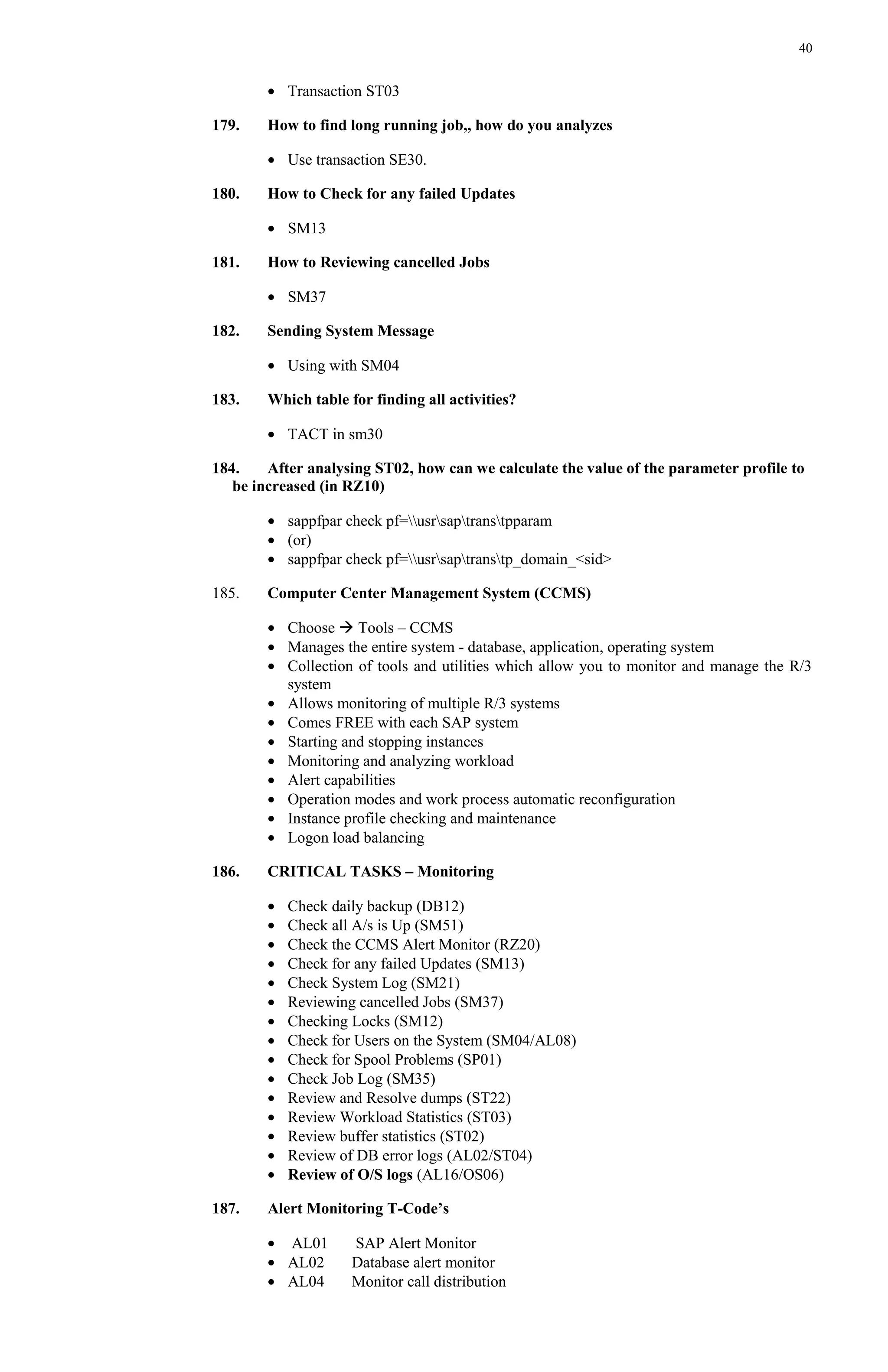 Sap basis administrator user guide | PDF