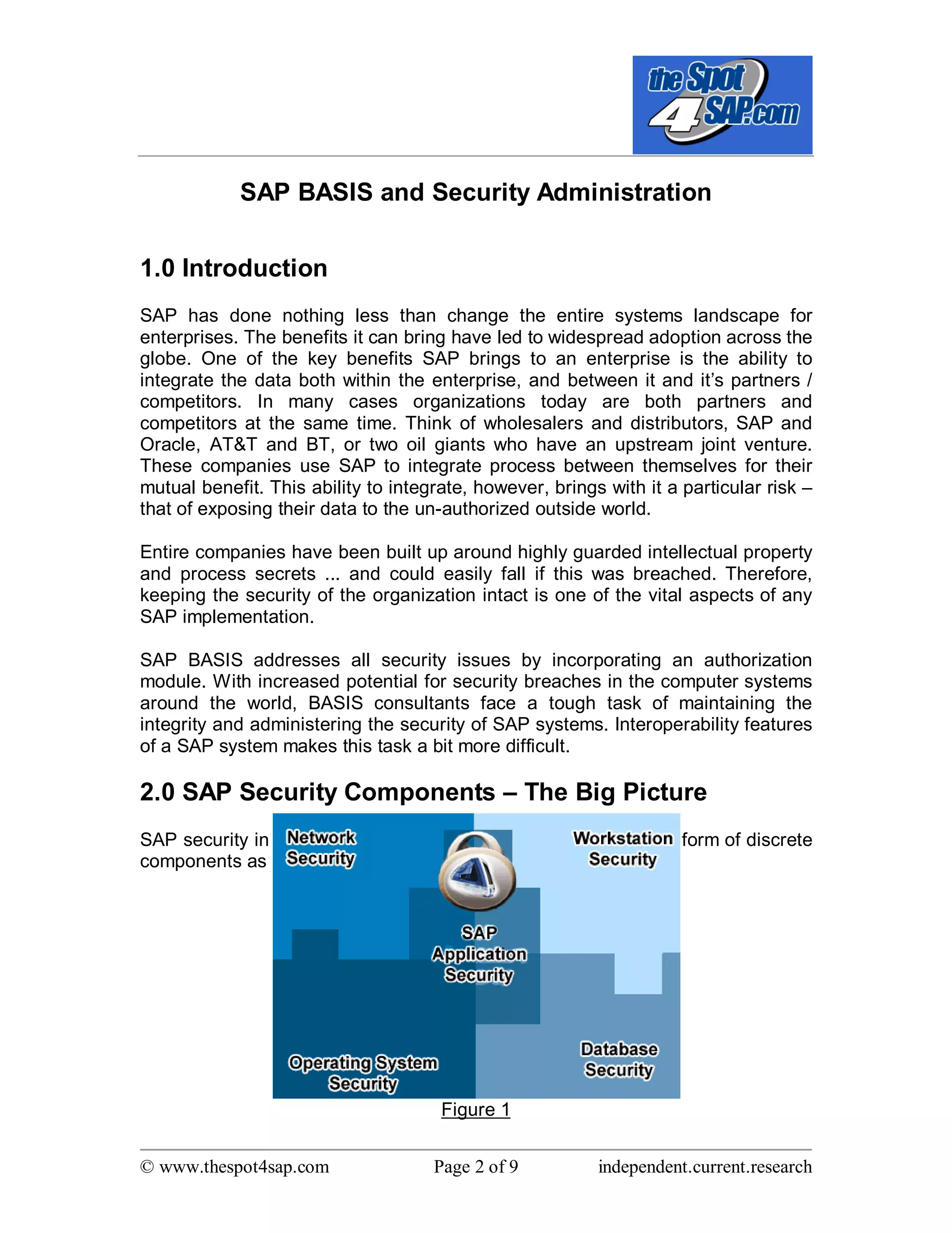 Sap basis and_security_administration | PDF