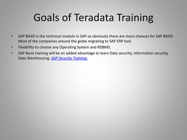 Sap basis ppt | PPTX