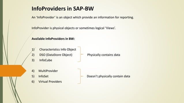 SAP BI/BW | PPTX | Databases | Computer Software and Applications