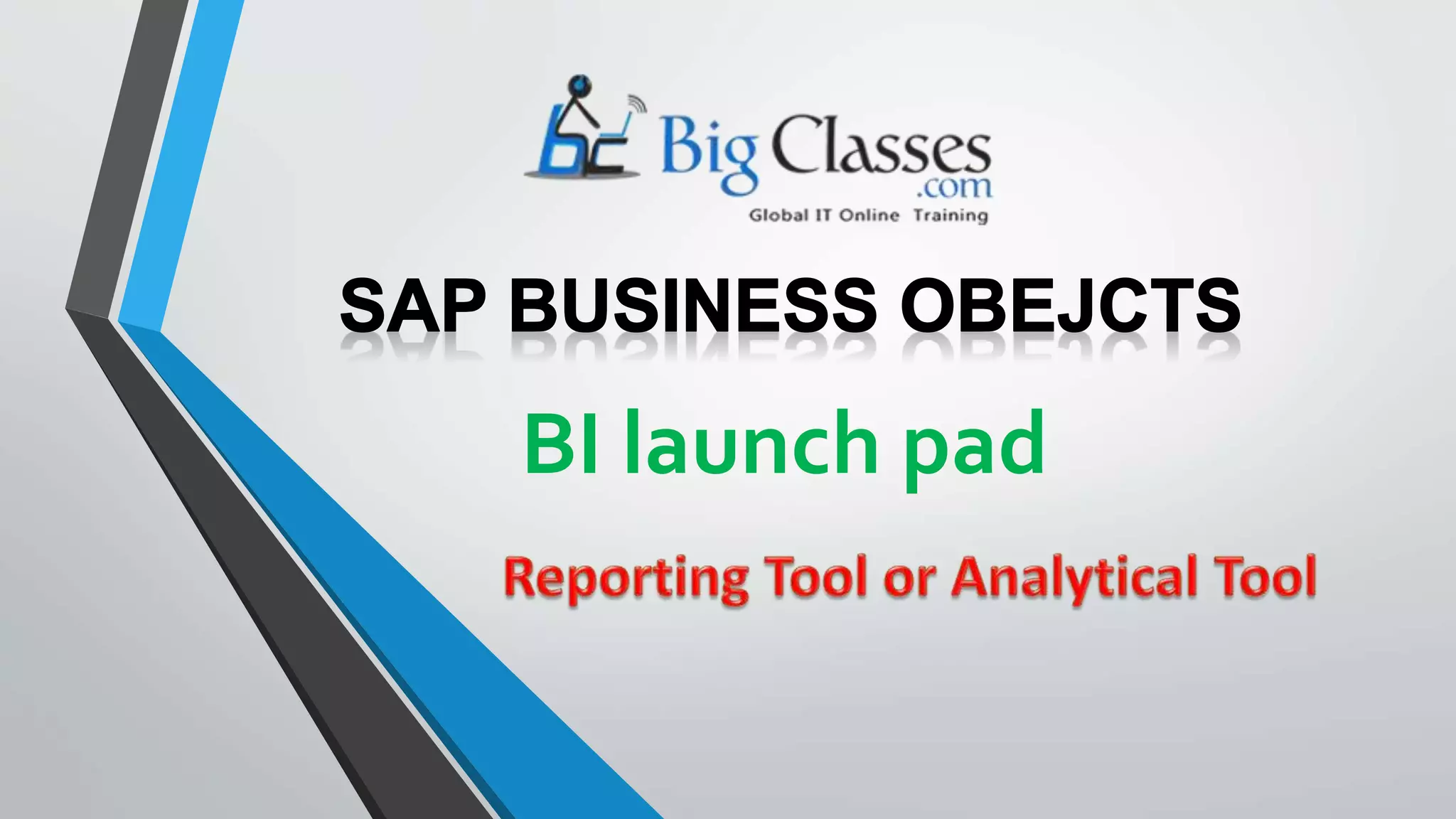 SAP BusinessObjects BI LaunchPad | PPTX