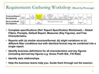 SAP BI Requirements Gathering Process | PPT