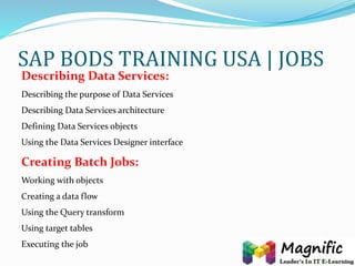 Sap bods online training | PPTX