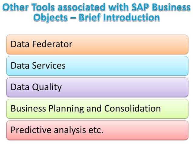 Sap Business Objects solutioning Framework architecture | PPTX | Databases | Computer Software ...