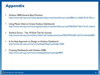 SAP BO Xcelsius Dashboard Case Study | PPT | Business | Business and ...