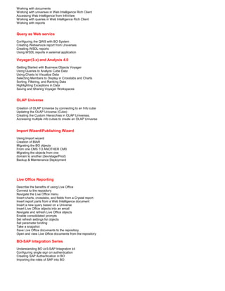 Sap bo xi r4.0 short | PDF