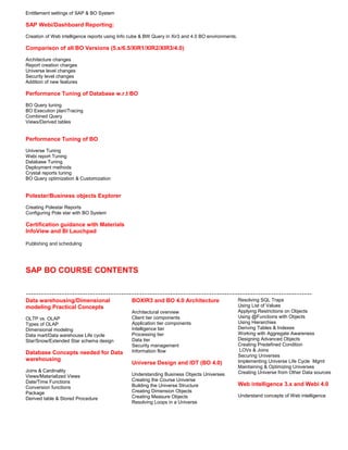 Sap bo xi r4.0 short | PDF