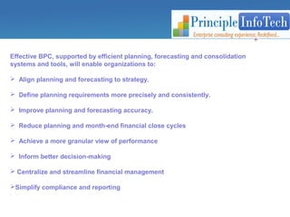 SAP BPC | SAP BUSINESS PLANNING & CONSOLIDATION | BPC SERVICES | PPT