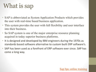 Sap Bpc and its Benefits | PPT