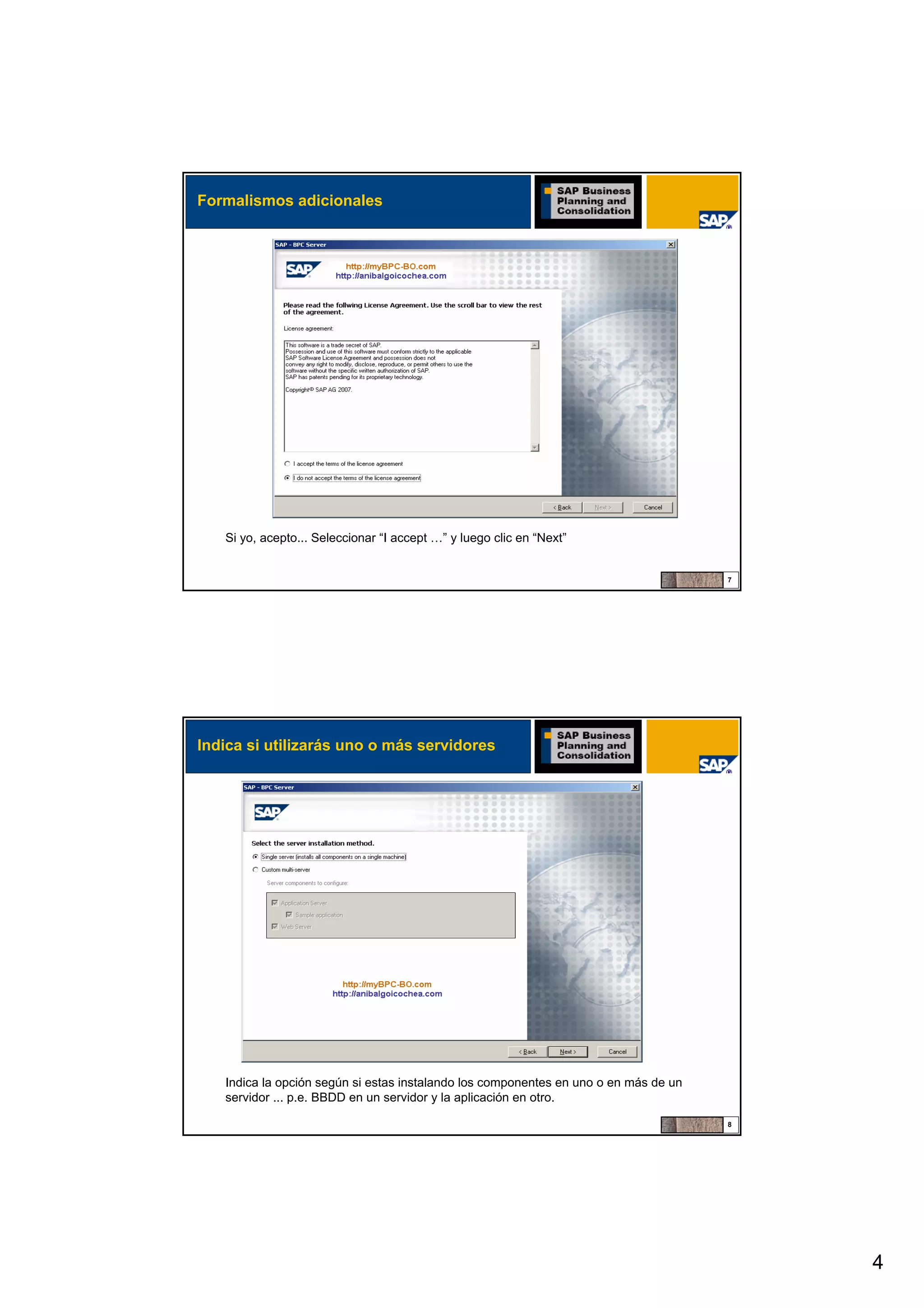 SAP BPC Instalacion - Paso a Paso | PDF