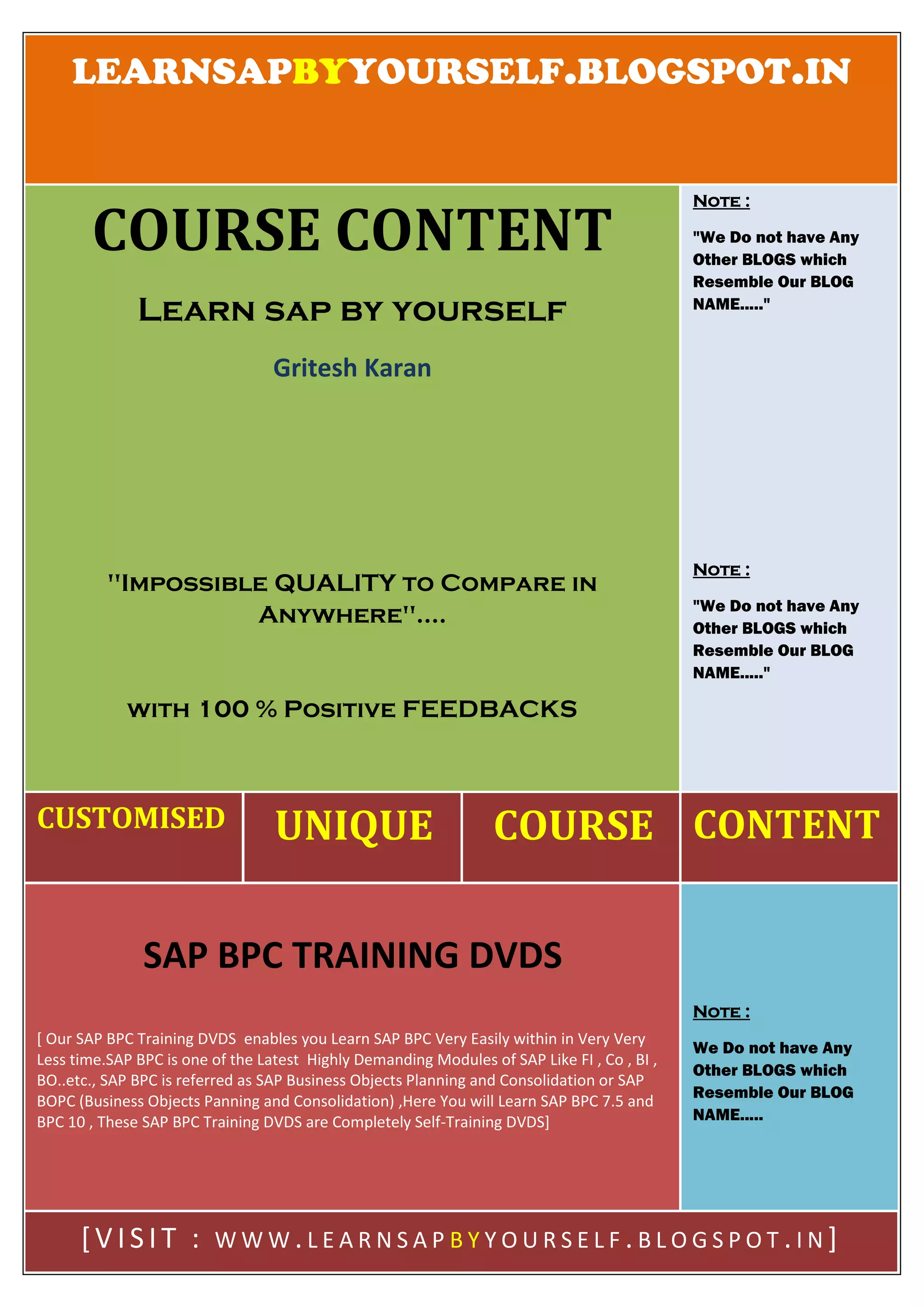 Sap bpc 10 | PDF