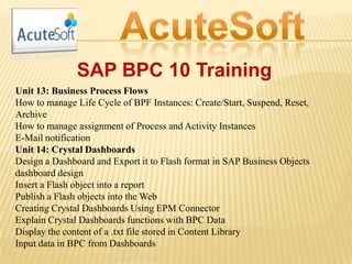 Sap bpc 10 training | PPTX