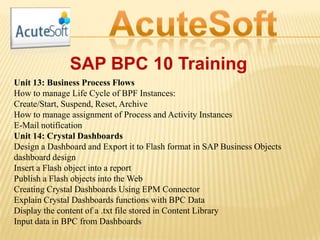 Sap bpc 10 training | PPTX