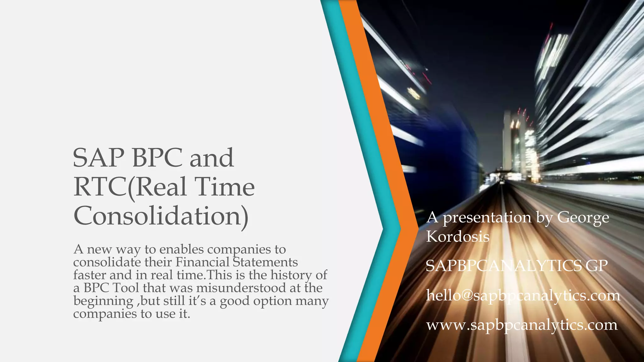 SAP BPC and RTC(Real Time Consolidation.pptx