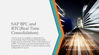 SAP BPC and RTC(Real Time Consolidation.pptx