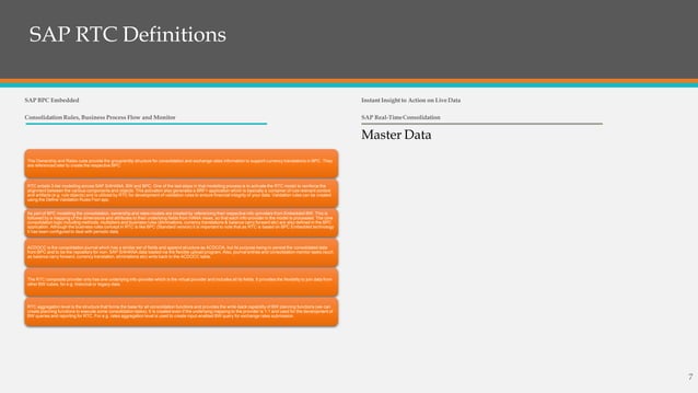 SAP BPC and RTC(Real Time Consolidation.pptx | Databases | Computer ...