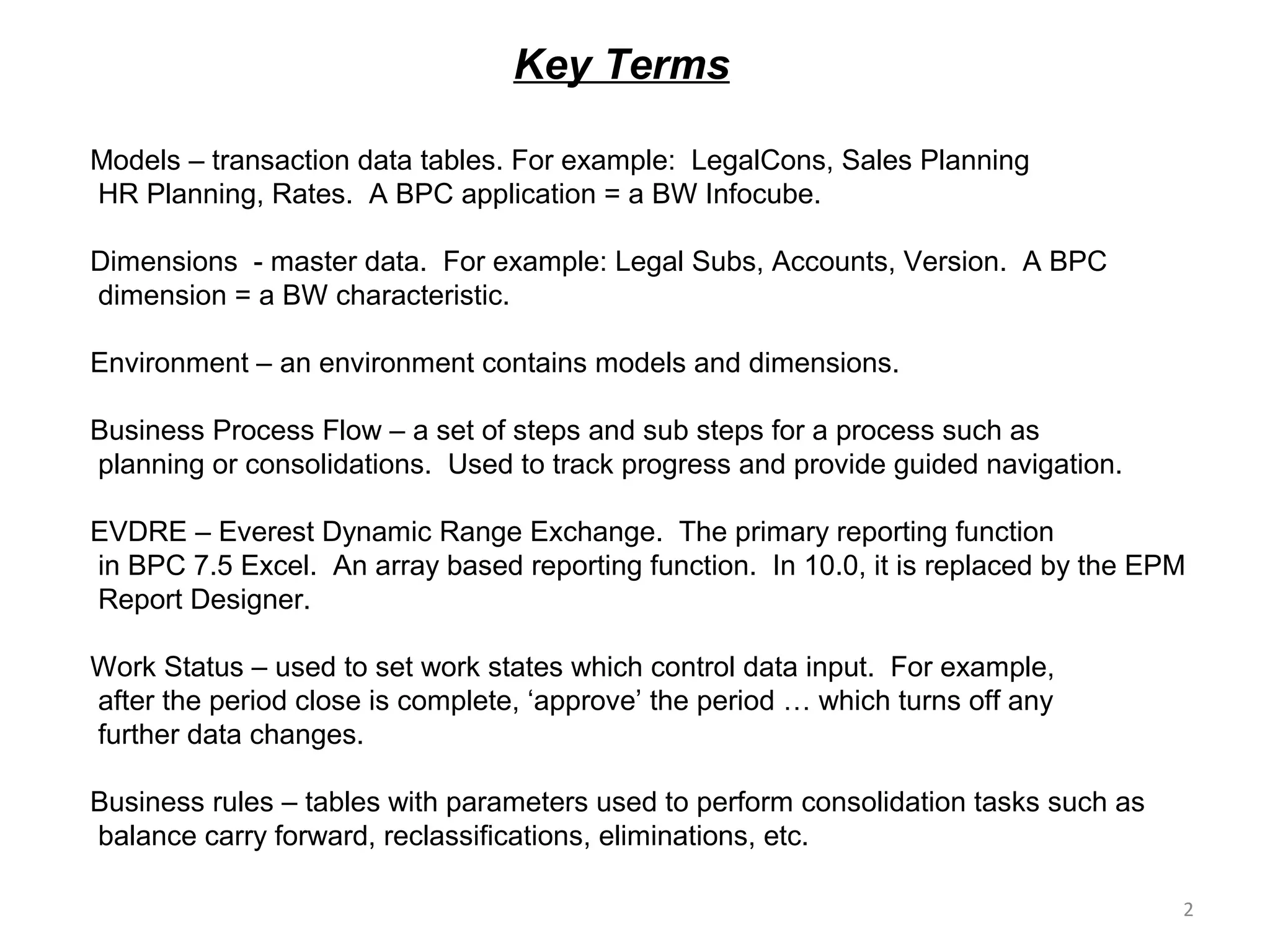 Sap BPC concepts | PPT