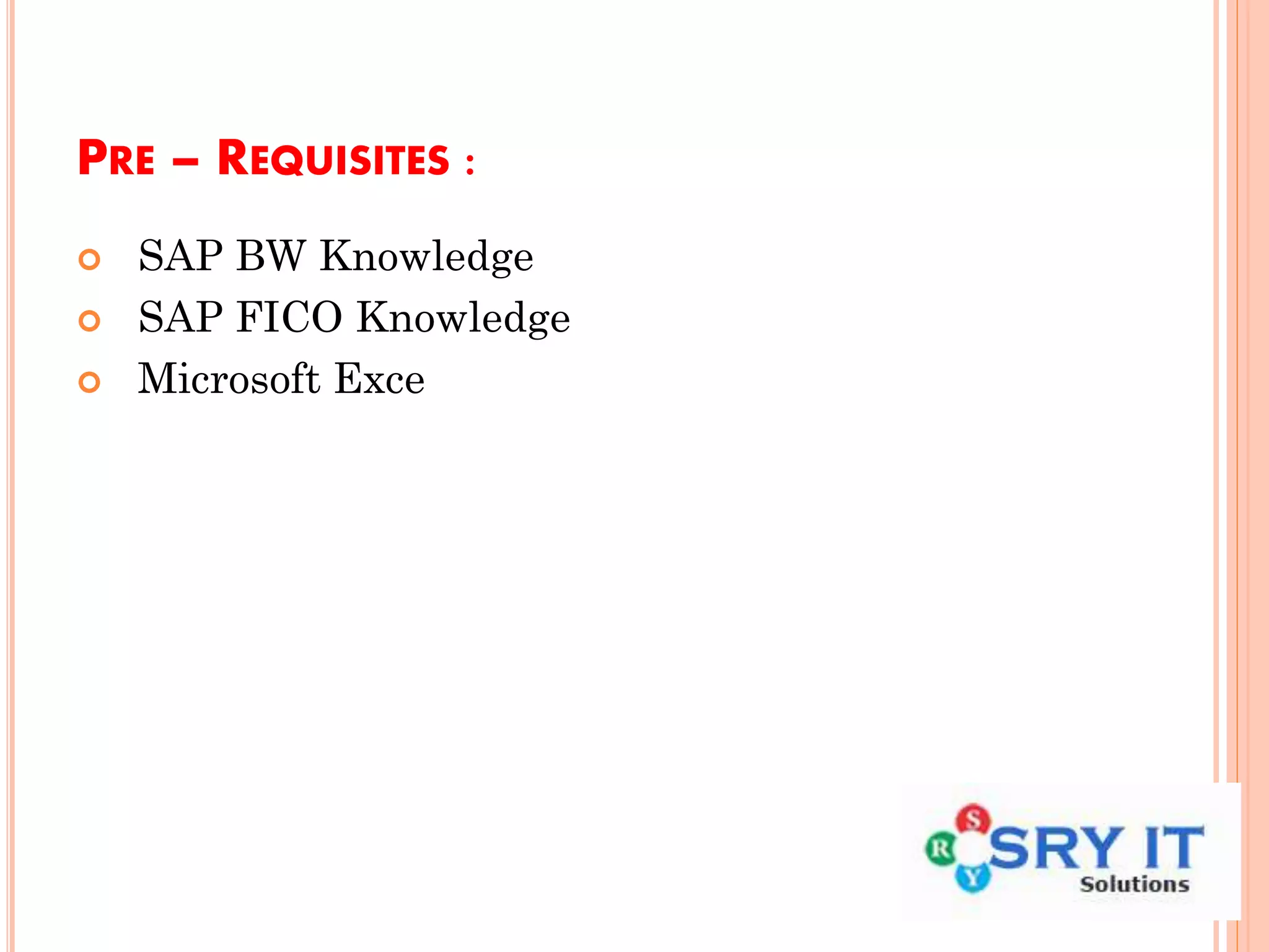 Sap bpc course content.. | PPT