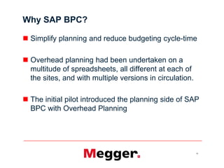 SAP BPC driving efficiency in planning and performance management | PDF