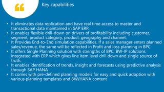 SAP BPC Embedded for S/4 HANA | PPTX