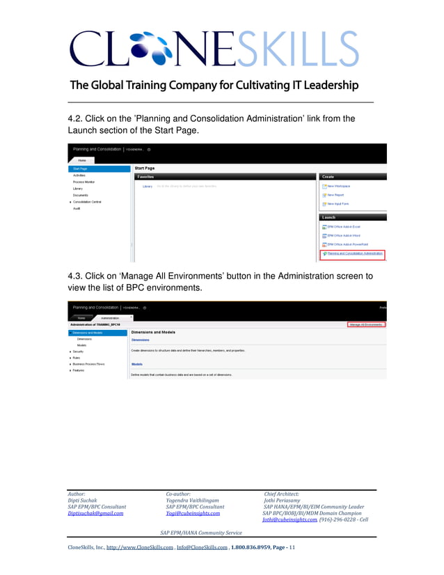 SAP BPC on HANA Environment Export Import Implementation Guide v9 | PDF