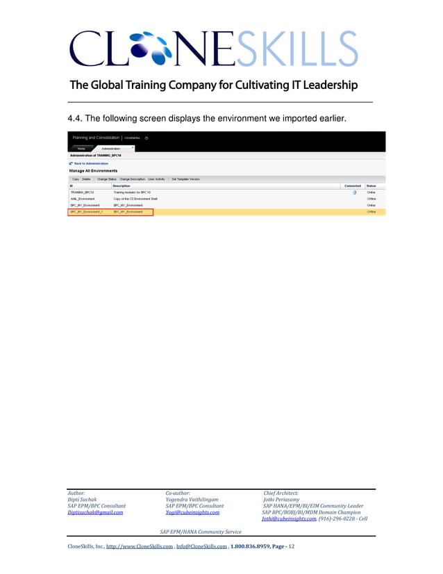 SAP BPC on HANA Environment Export Import Implementation Guide v9 | PDF