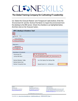 SAP BPC on HANA Environment Export Import Implementation Guide v9 | PDF