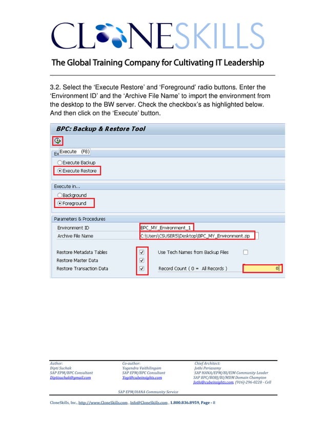 SAP BPC on HANA Environment Export Import Implementation Guide v9 | PDF