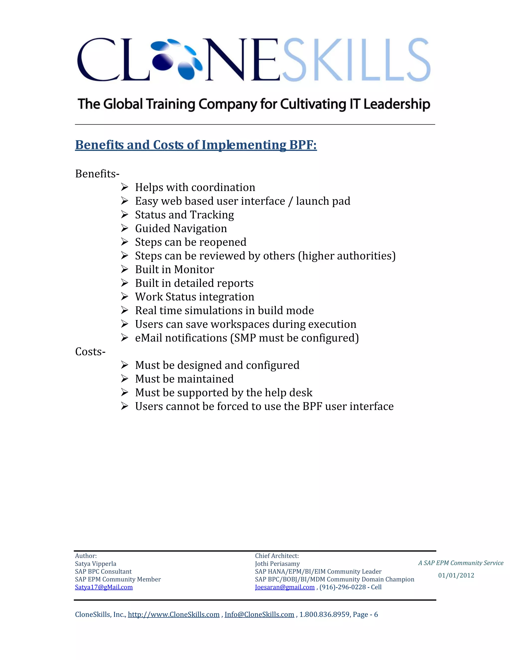 Sapbpc nw 10.0 bpf how to guide by satya | PDF