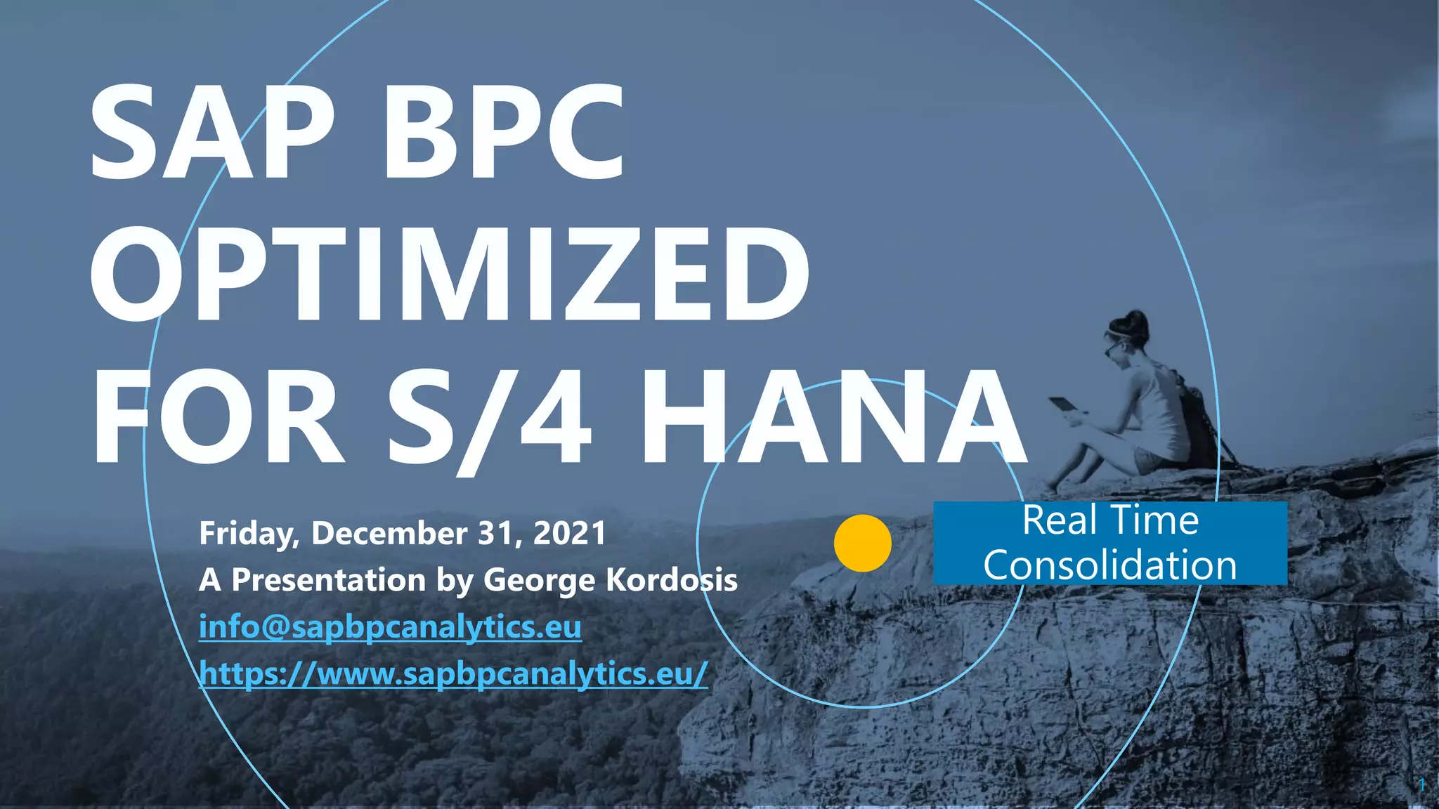 Sap bpc optimized for s4 hana real time consolidation | PPTX