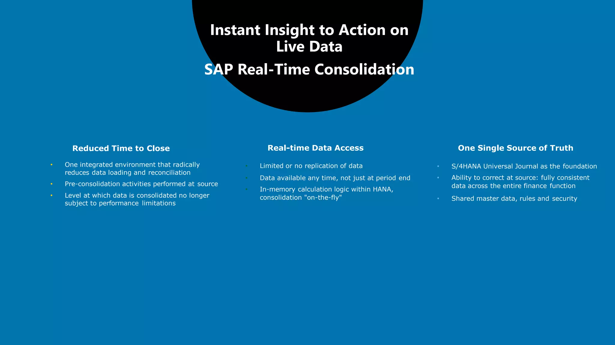 Sap bpc optimized for s4 hana real time consolidation | PPTX