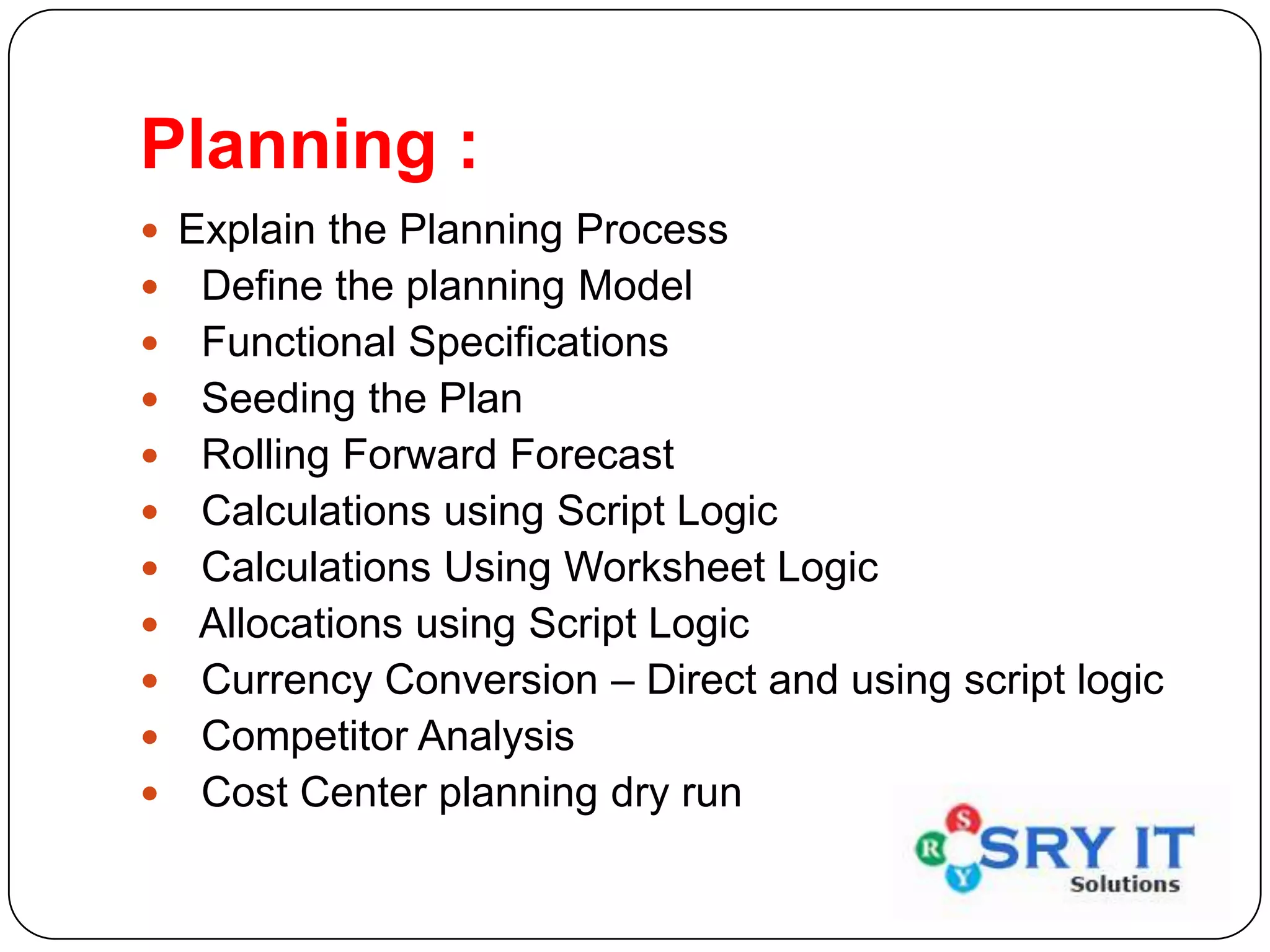 Sap bpc overview | PPT