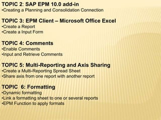 SAP BPC-SAP BPC TRAINING | PPTX