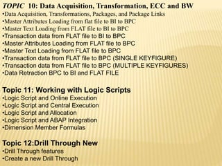 SAP BPC-SAP BPC TRAINING | PPTX