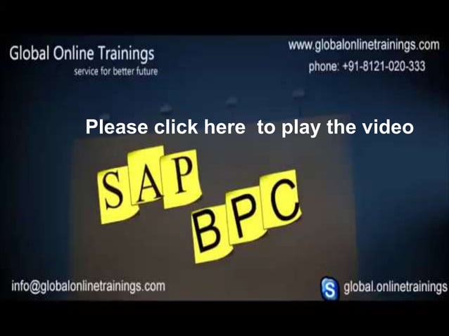 SAP BPC-SAP BPC TRAINING | PPTX