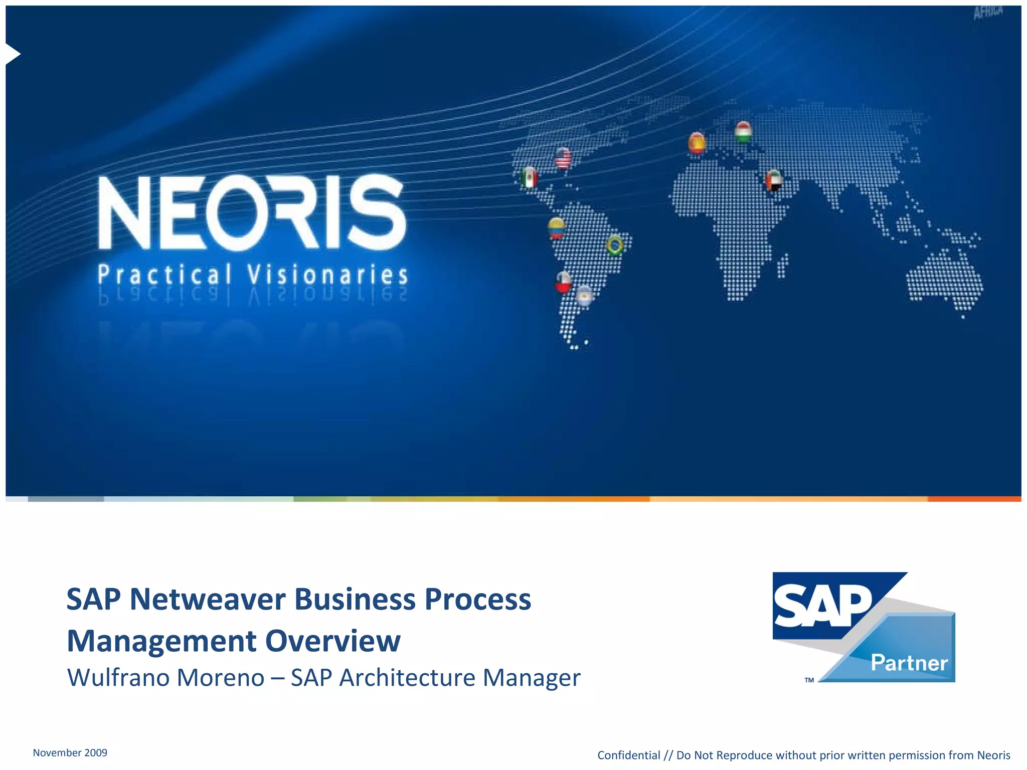 SAP BPM Neoris Bimestral Arquitectura | PPT | Web Development | Internet