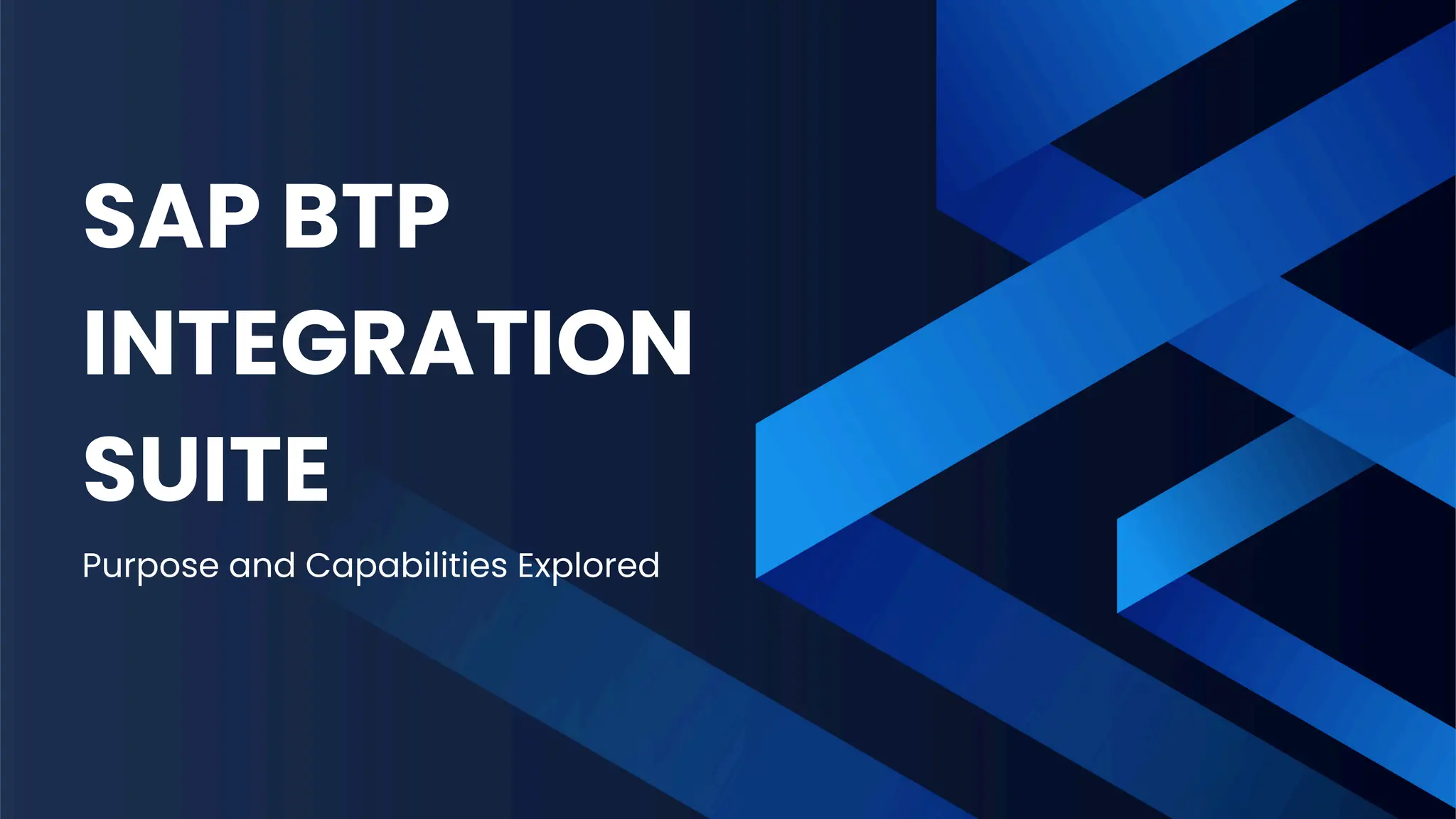 SAP BTP Integration Suite: Purpose and Capabilities Explored | PDF