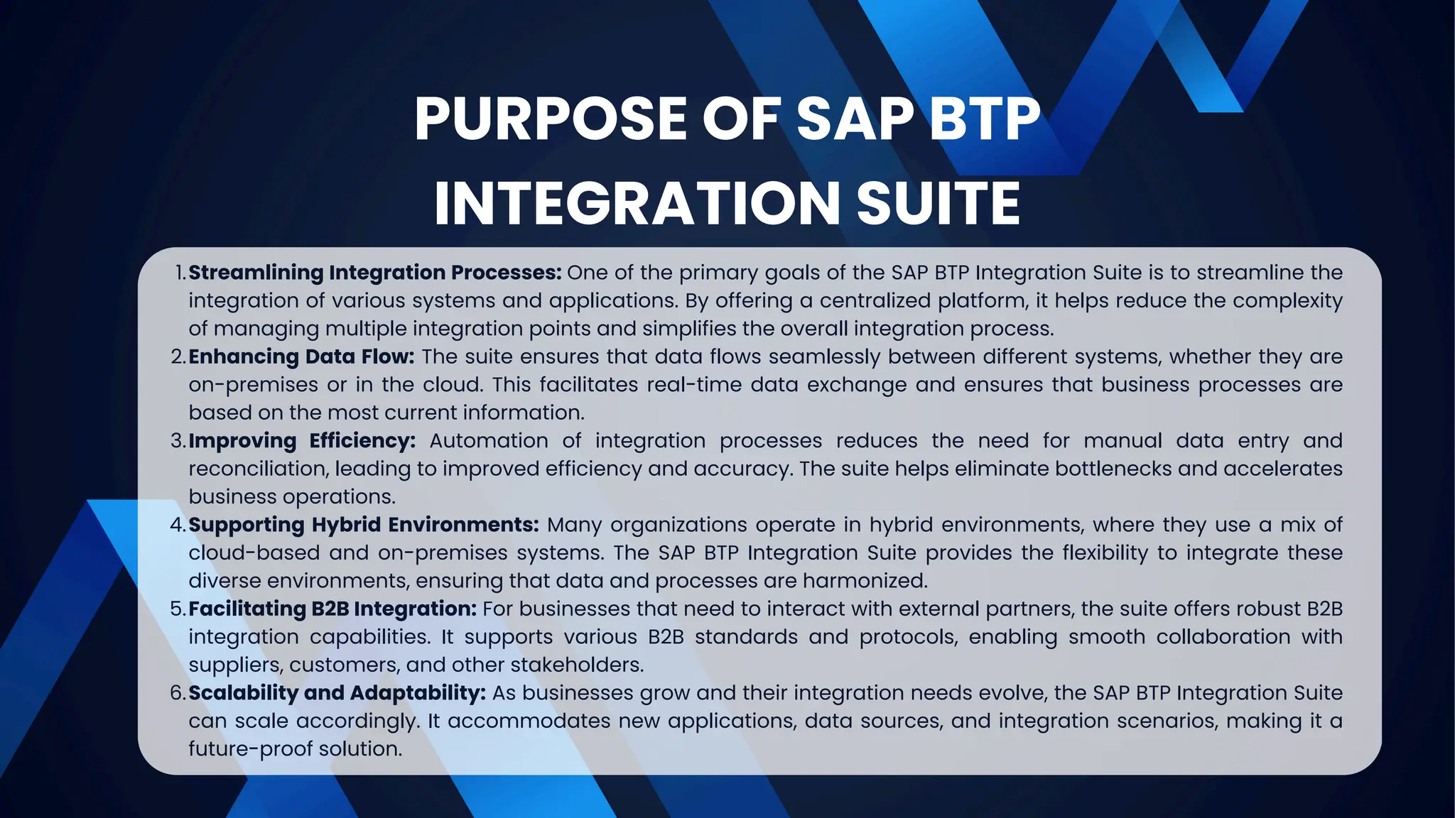 Sap Btp Integration Suite Purpose And Capabilities Explored Pdf