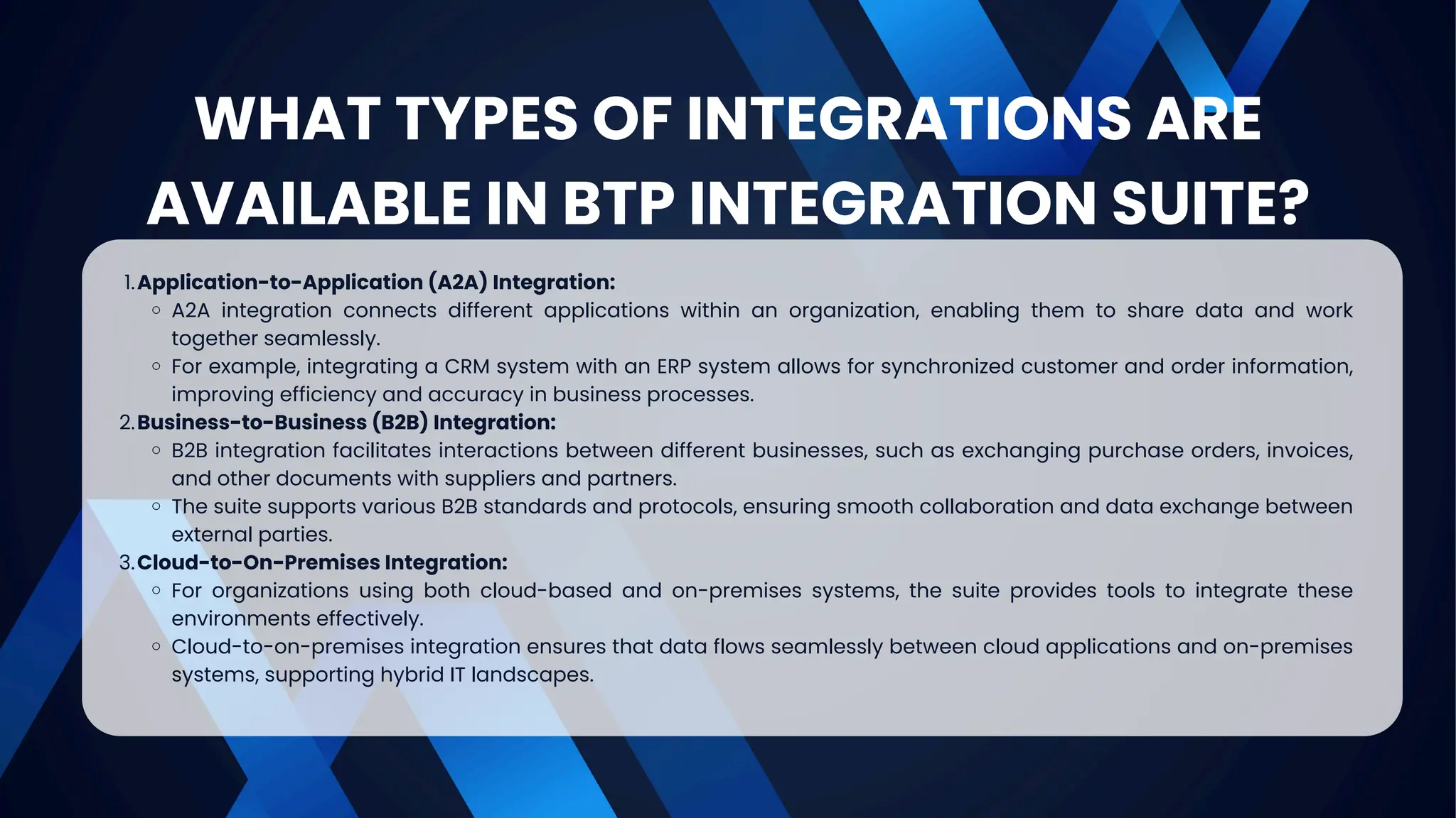 SAP BTP Integration Suite: Purpose and Capabilities Explored | PDF