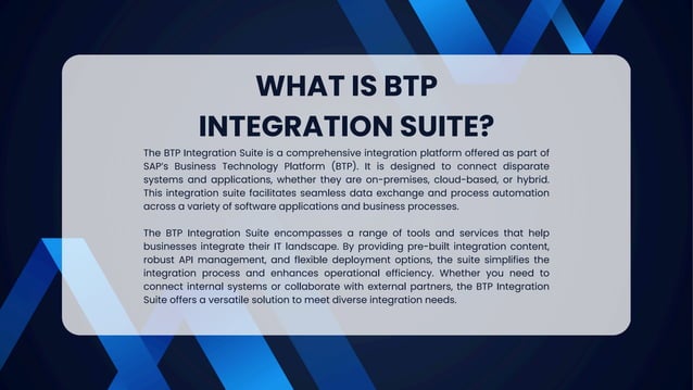 Sap Btp Integration Suite Purpose And Capabilities Explored Pdf
