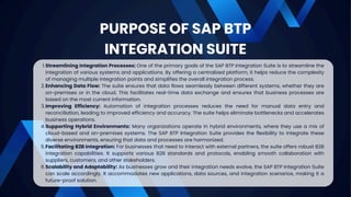 SAP BTP Integration Suite: Purpose and Capabilities Explored | PDF
