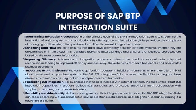 Sap Btp Integration Suite Purpose And Capabilities Explored Pdf